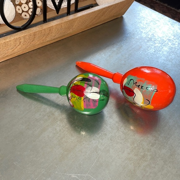 Accents | Authenticvintage Hand Painted Mexican Maracas | Poshmark